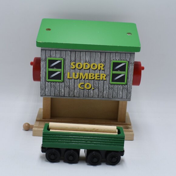 Learning Curve | Toys | Sodor Log Loader Lumber Co Henrys Car Wooden ...